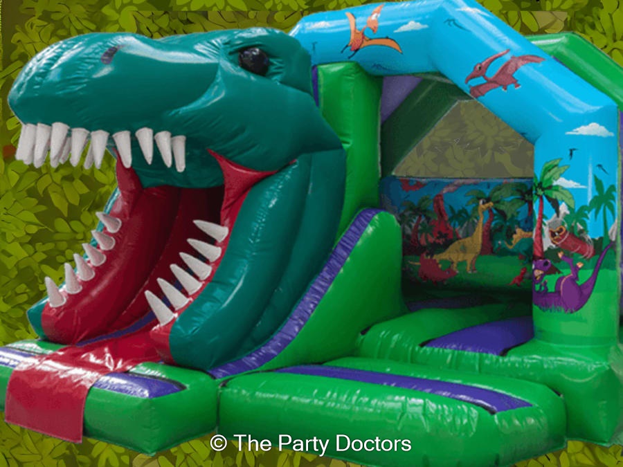 Bouncy Castle & Slide Combi Inflatables - The Party Doctors