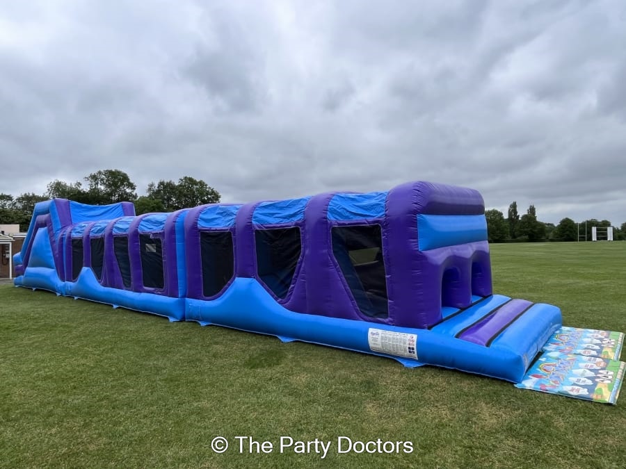 65FT 3 Part Obstacle Assault Course - Bouncy Castle, Assault Courses ...
