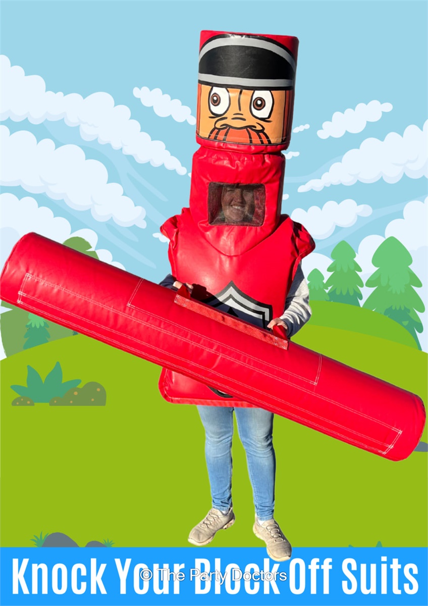 Knock Your Block Off Game - Bouncy Castle, Assault Courses, Soft Play ...