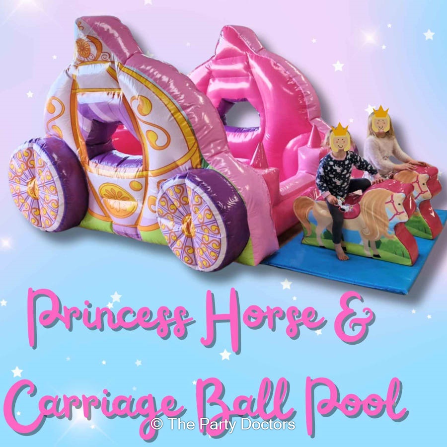 Princess Horse & Carriage Ball Pool Hire